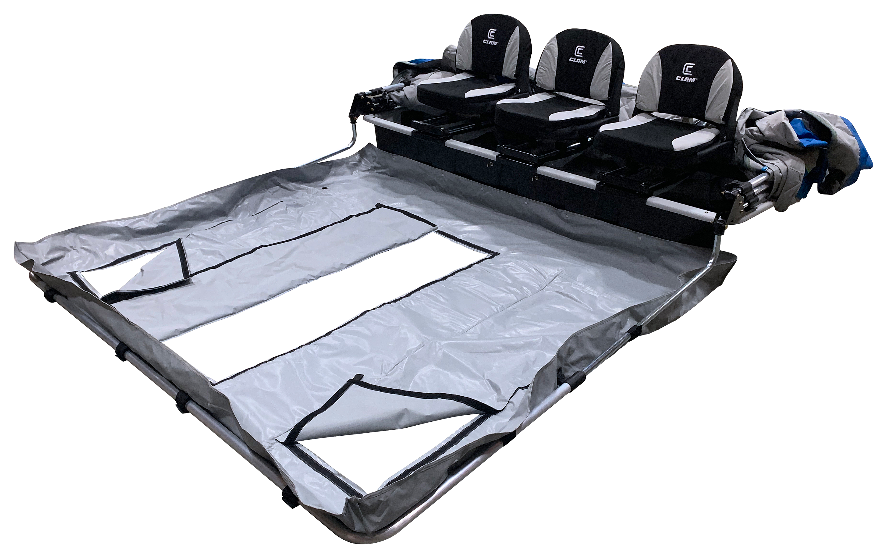 Clam 2-Person Flip-Over Thermal Floor - Fits X300 | Cabela's